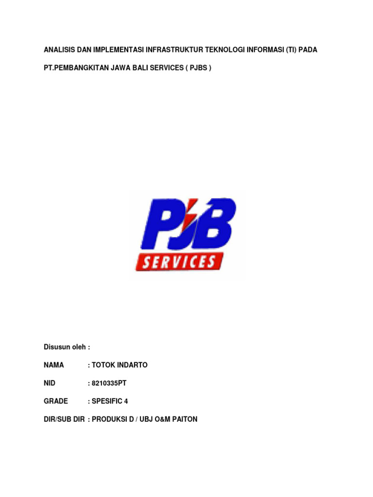 Analisis Dan Implementasi Infrastruktur | PDF