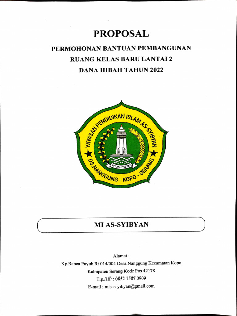 Proposal DAK 2 Lantai | PDF