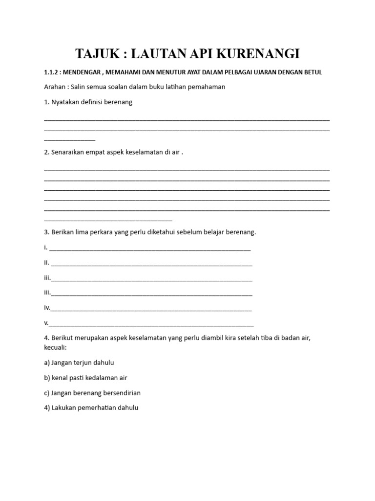 Lautan Api Kurenangi | PDF