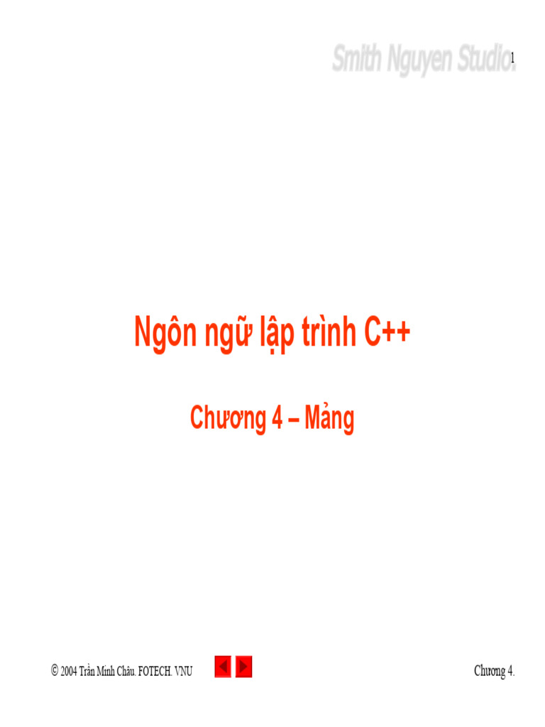 Chapter04 Array | PDF