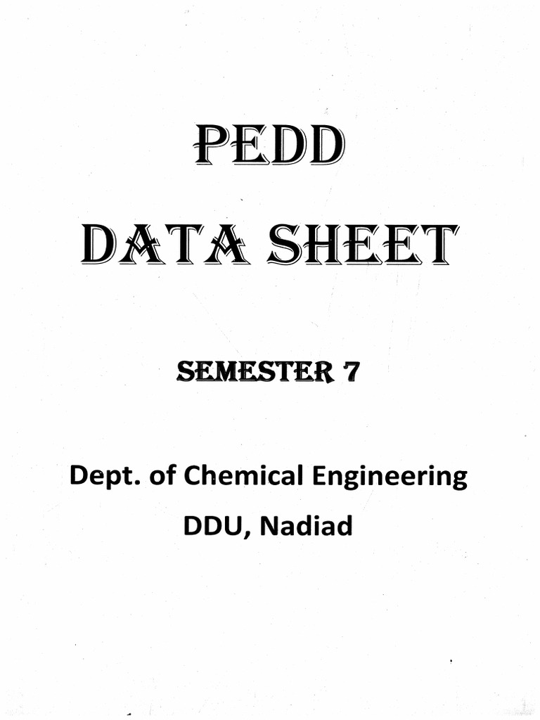 PEDD Datasheet | PDF