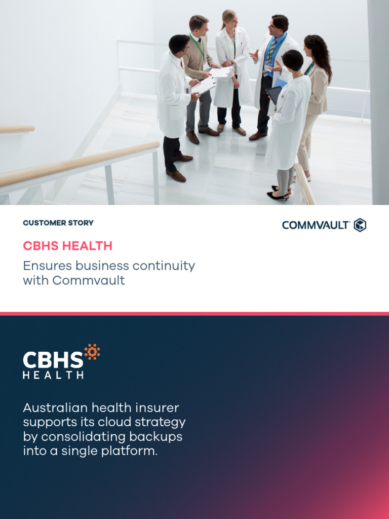 Case Study CBHS Health A4 - v2.2 | PDF | Cloud Computing | Backup