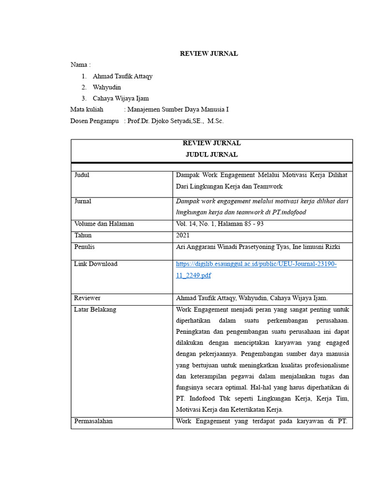 Pemenuhan Tugas Review Dan Resume Bab 5 | PDF