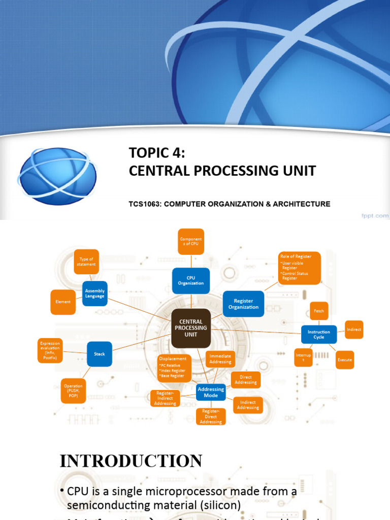 Computer Organization Architecture - Topic 4 | Download Free PDF | Assembly Language | Central ...