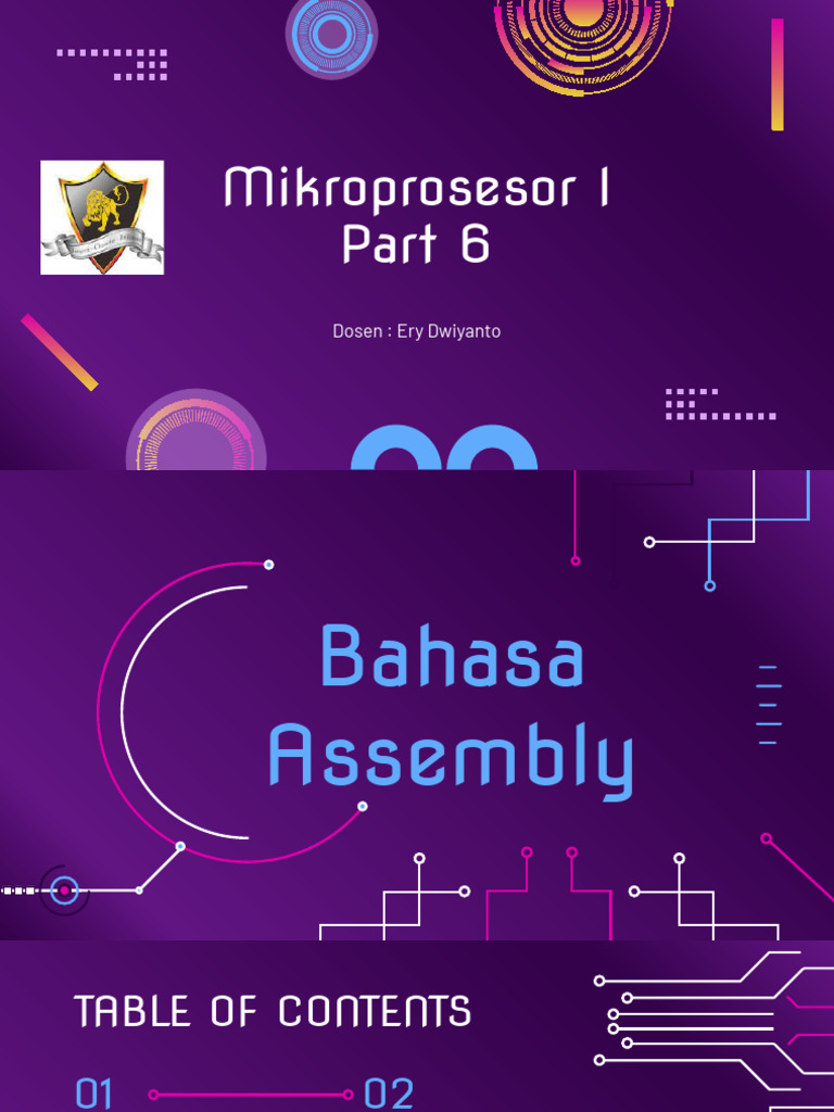 Mata Kuliah Mikroposessor 1 Part 6 | PDF | Computer Science | Computing