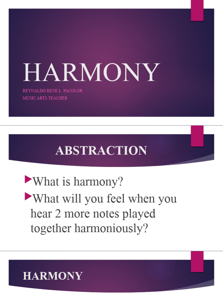 Harmony | PDF | Harmony | Interval (Music)