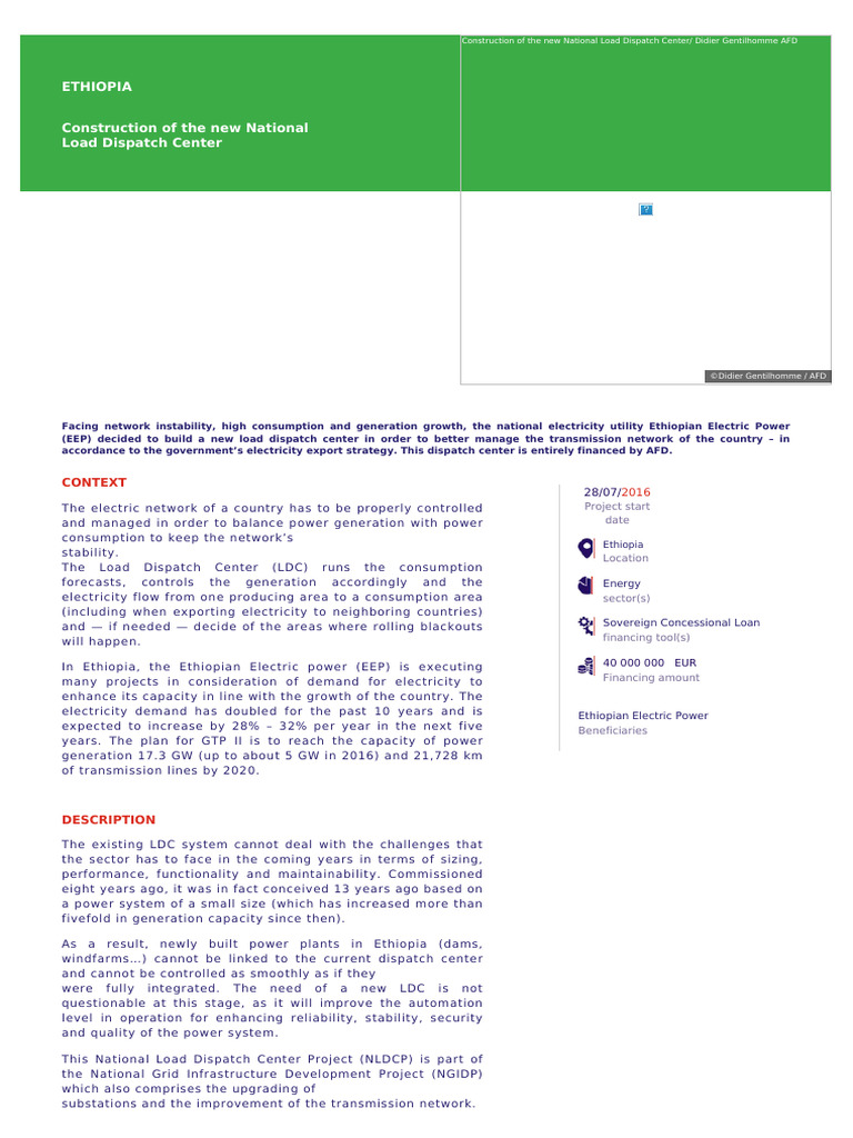 Construction of The New National Load Dispatch Center-3222 | PDF ...