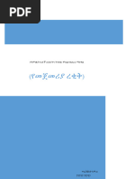 Amharic Questionnaire | PDF