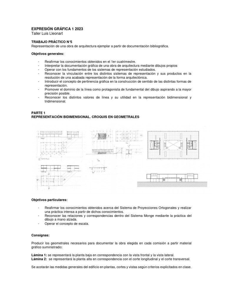 EG1 2do CUATRIMESTRE 2023 | PDF | Dibujo | Perspectiva (Gráfica)
