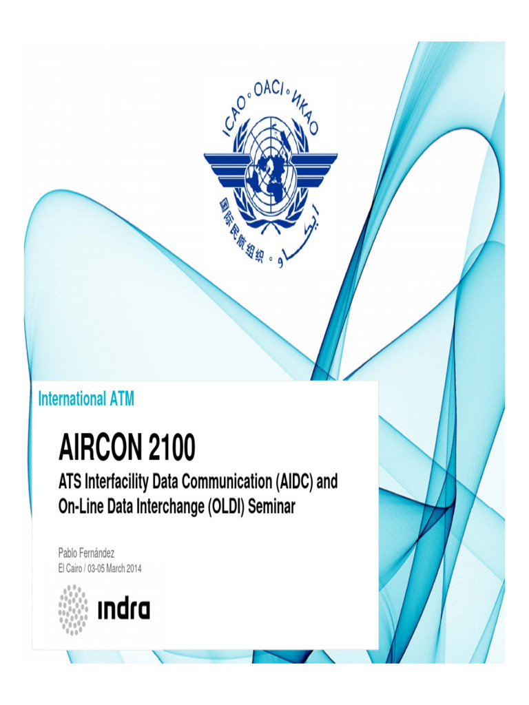4 - Seminario - ElCairo - AIDC and OLDI | PDF | Air Traffic Control | Service Industries