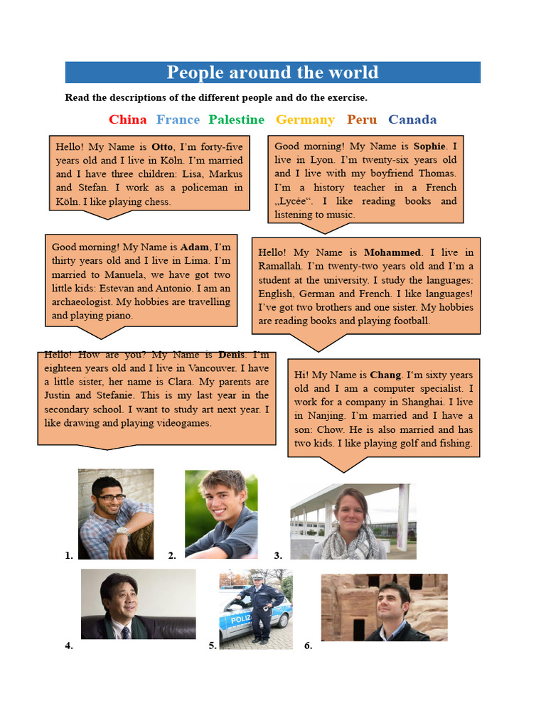Course 5 - Family - Introducing Yourself | PDF