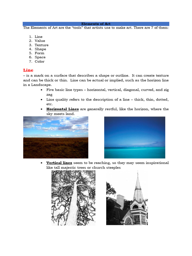 Elements of Arts and Principles of Design | PDF | Composition (Visual ...