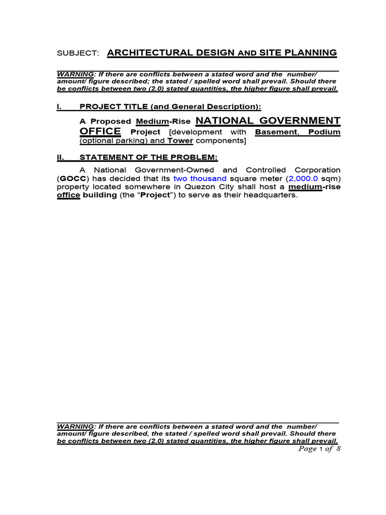 Government Office Floor Plan Design | PDF | Elevator | Building