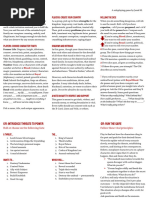 Blood On The Clocktower - Character Reference Sheet | PDF