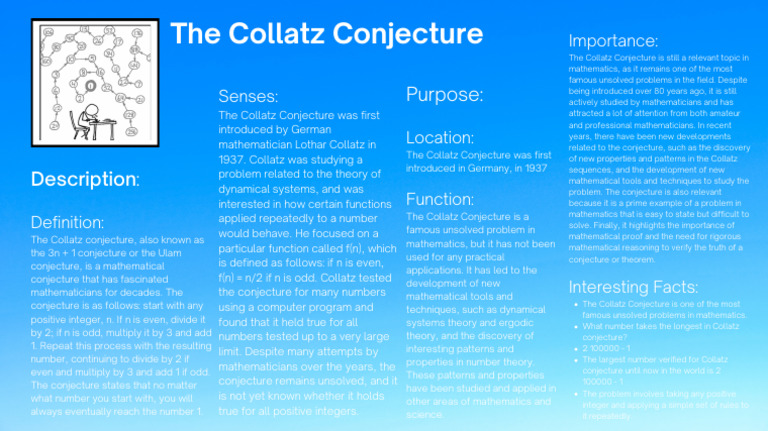 The Collatz Conjecture | PDF | Conjecture | Mathematics The Collatz Conjecture | PDF | Conjecture | Mathematics