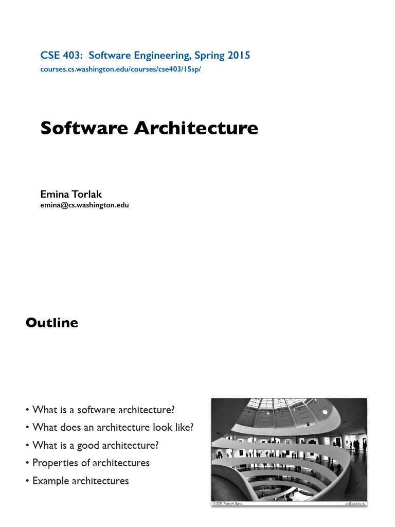 L8 Architecture | PDF | Component Based Software Engineering | Modular Programming