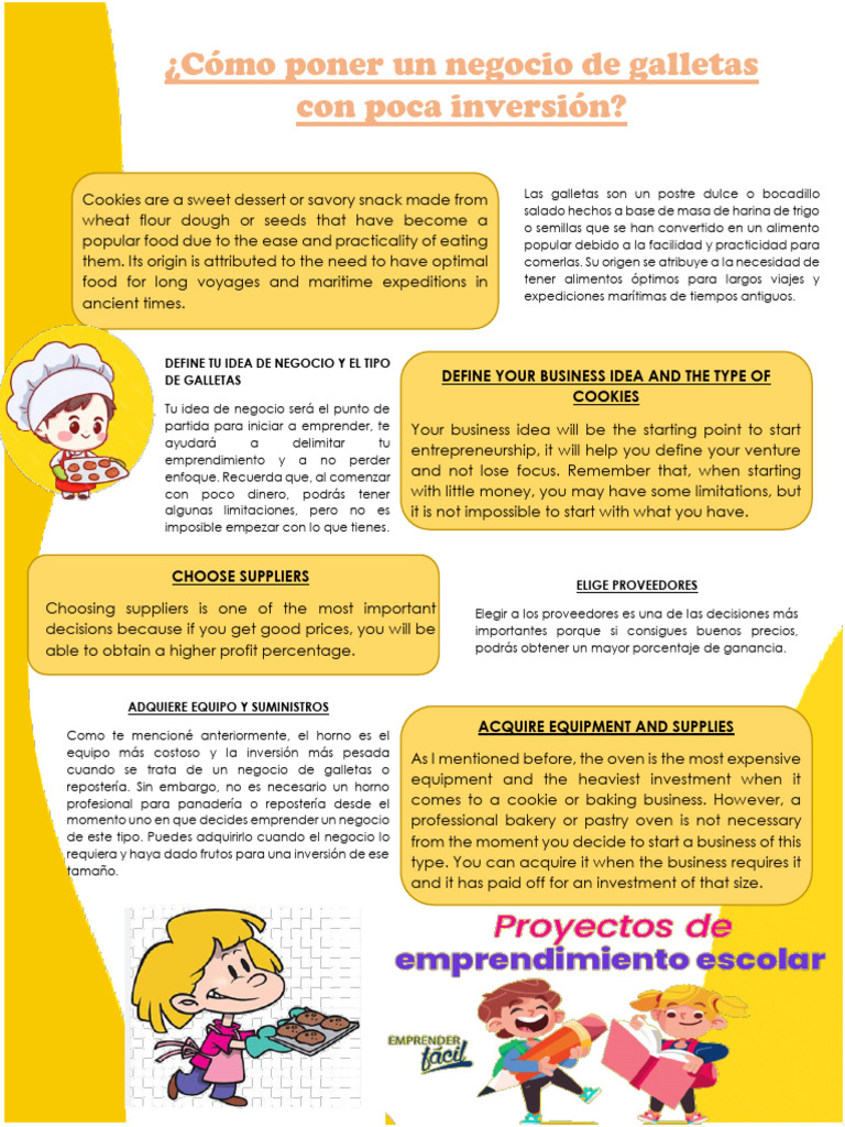 Como Elaborar Galletas | PDF | Productos horneados | Comida y bebida