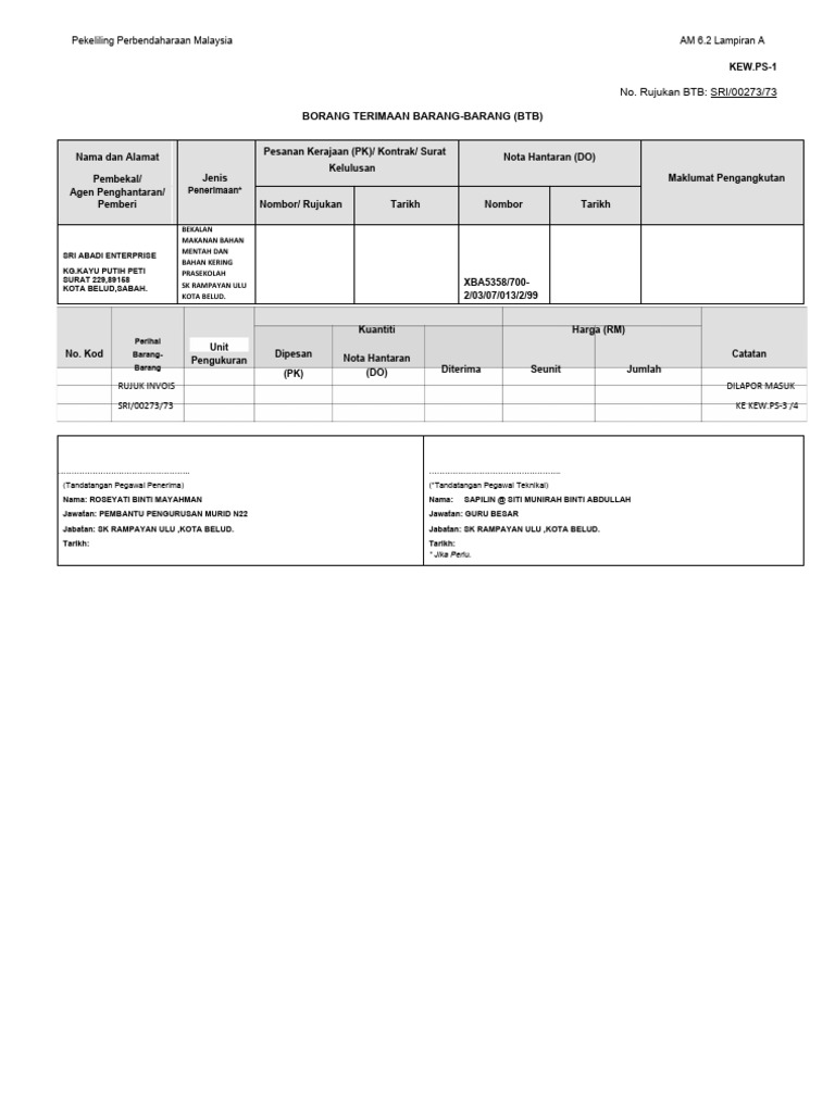 Kew - PS-1 Oktober 2019 | PDF