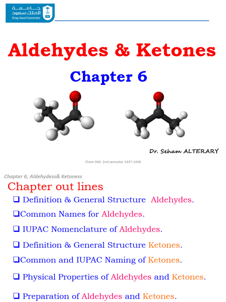 2023 Aldehydes - Ketones Handout 2023 | PDF | Aldehyde | Ketone