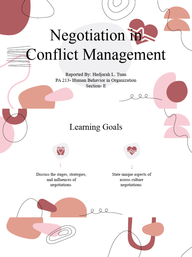 Conflict Process Negotiation | PDF | Negotiation | Psychological Concepts