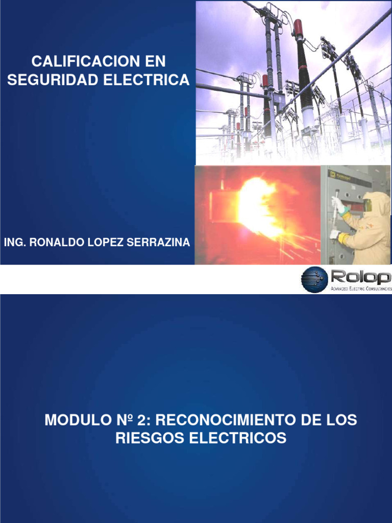 ROLOP NFA 70-E Seg. Eléct. Coipa | PDF | Resistencia Eléctrica y ...