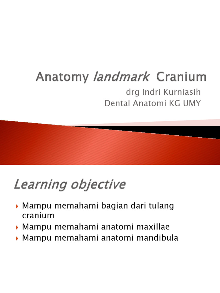 Anatomi Landmark Cranium | PDF