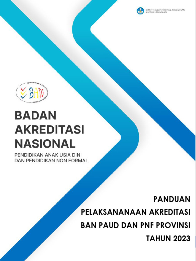 Panduan Akreditasi BAN PAUD 2023 | PDF | Karier & Perkembangan | Bisnis