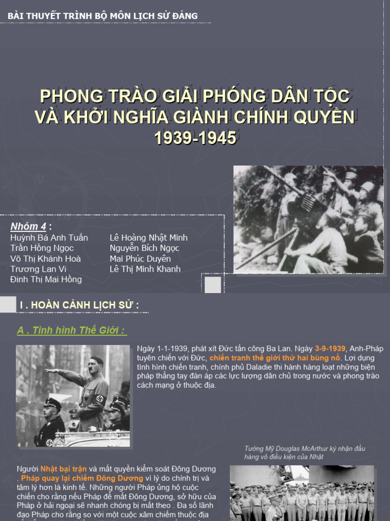 Phong Trao 19391945 | PDF