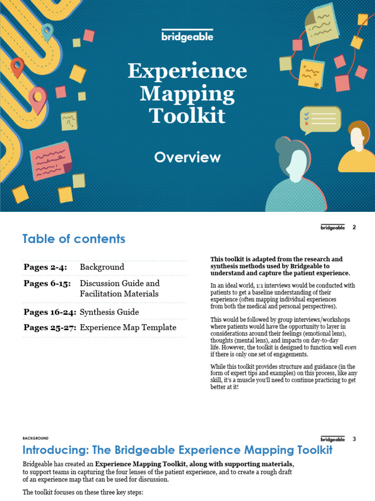 1 - Experience Mapping Toolkit Overview | PDF | Emotions | Experience