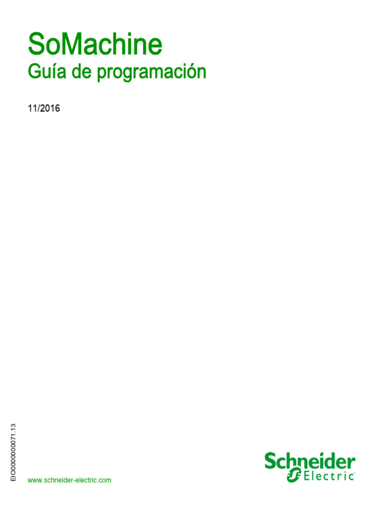 SoMachine Guía de Programación | PDF | Software | Desarrollo de software