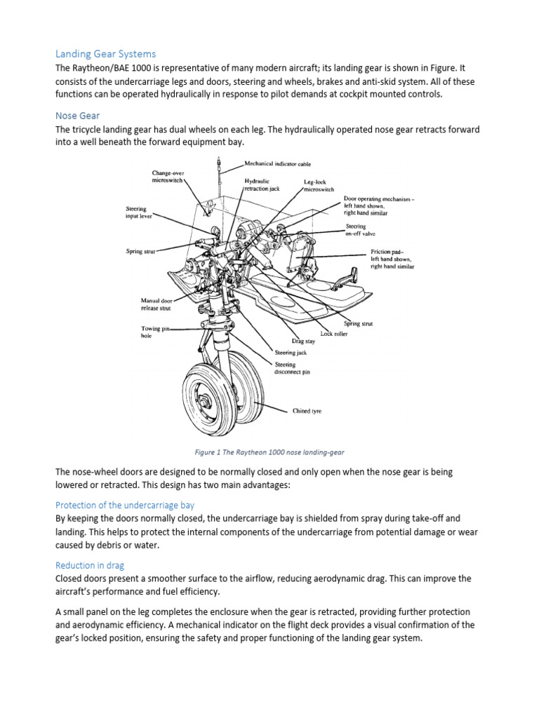 Landing Gear Systems Notes 05 Pdf Landing Gear Anti Lock Braking