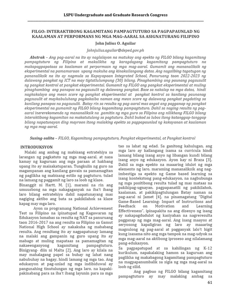 JOHN Research Congress Template | PDF