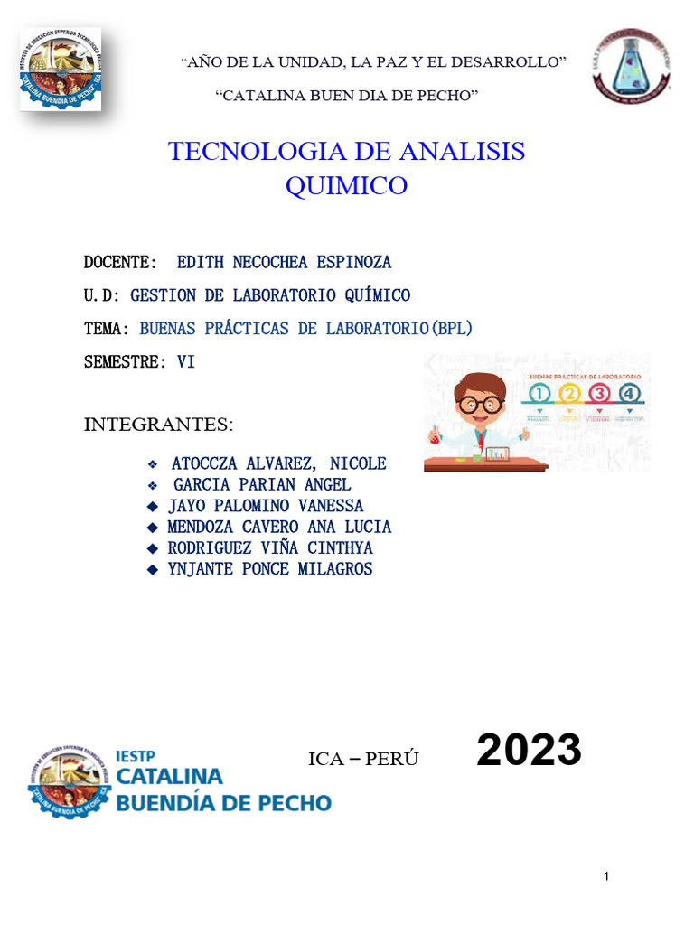 Monografia - Buenas Practicas de Laboratorio (Bpl) | PDF | Laboratorios ... Monografia - Buenas Practicas de Laboratorio (Bpl) | PDF | Laboratorios ...