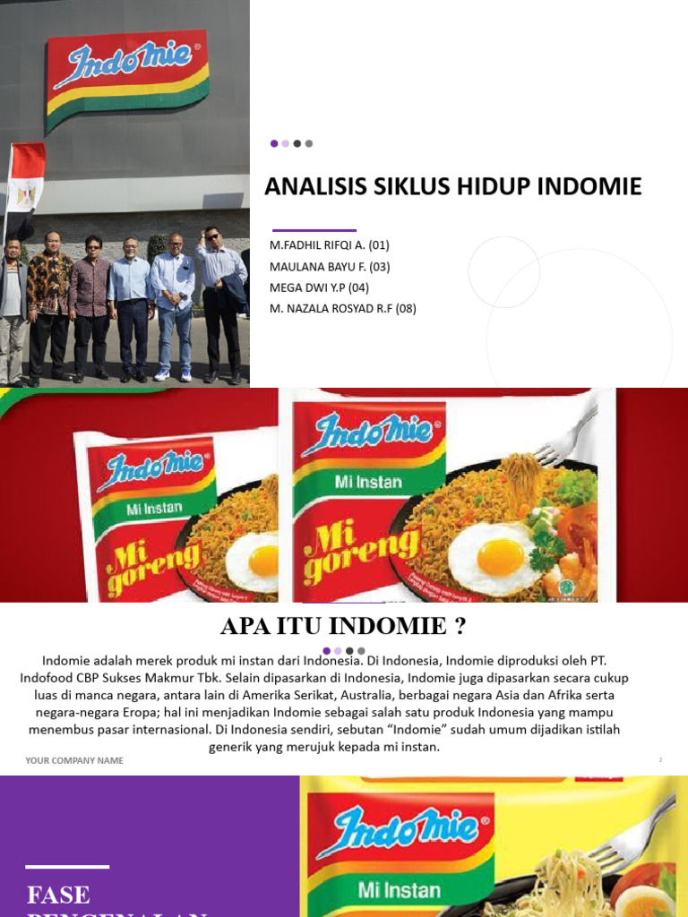 Analisis Siklus Hidup Indomie | PDF