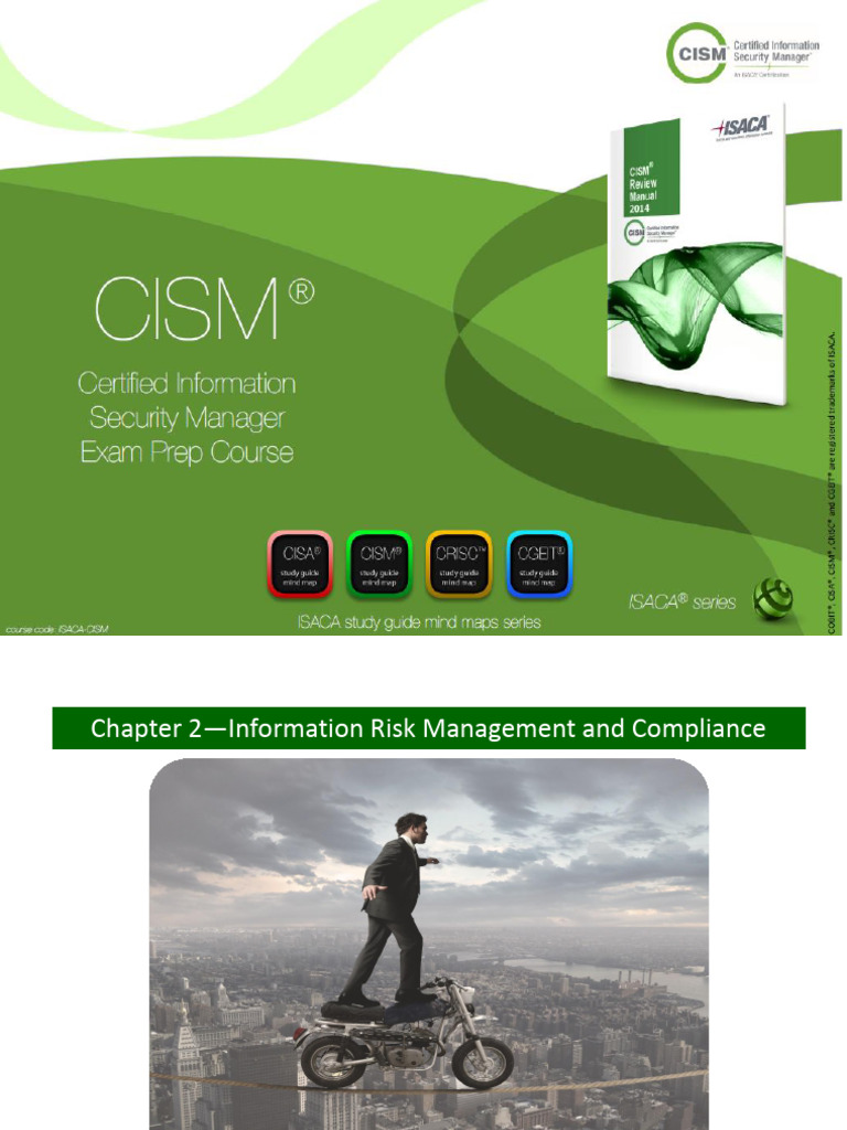 CISM Chapter2-Info Risk MGMT - Compliance | PDF | Risk Management | Risk