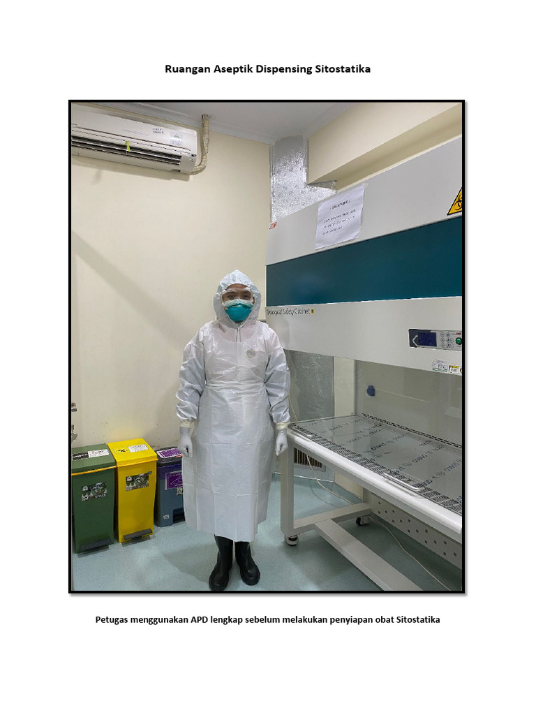 Ruangan Aseptik Dispensing Sitostatika | PDF | Sains & Matematika
