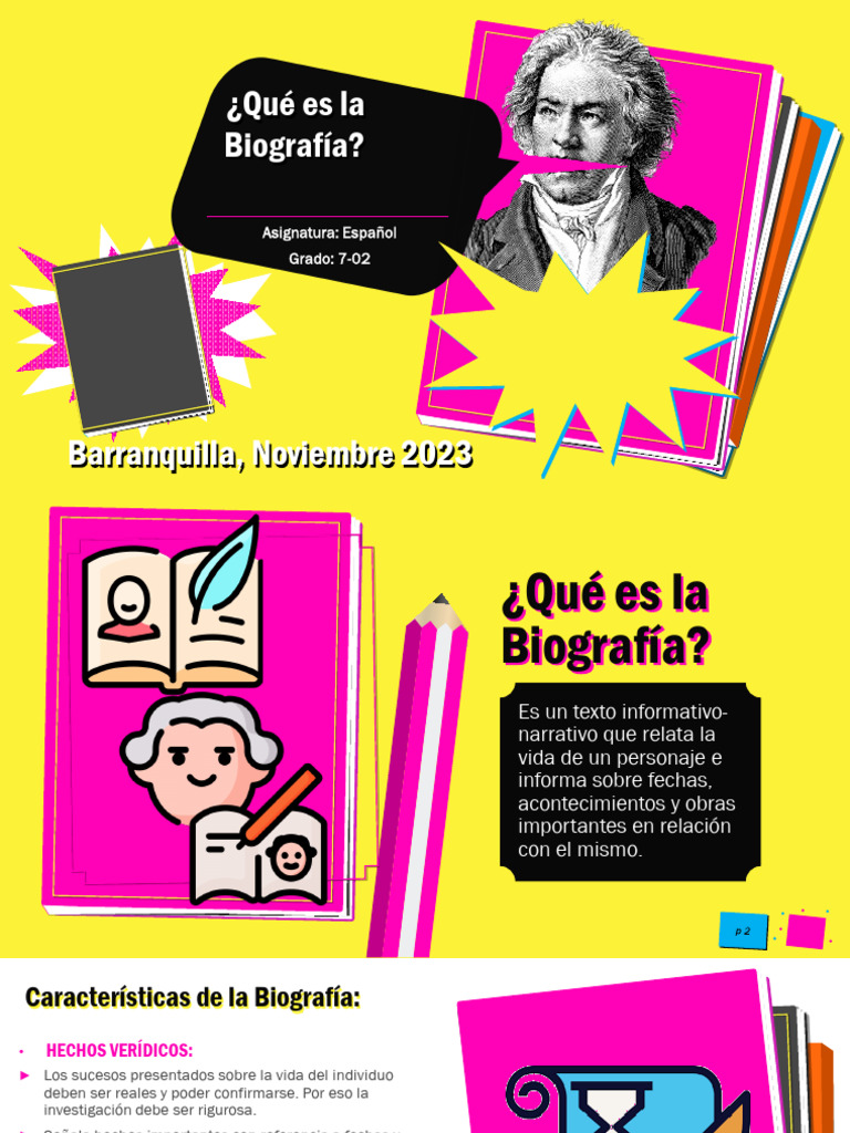 Características de la Biografía | PDF | Ciencias sociales