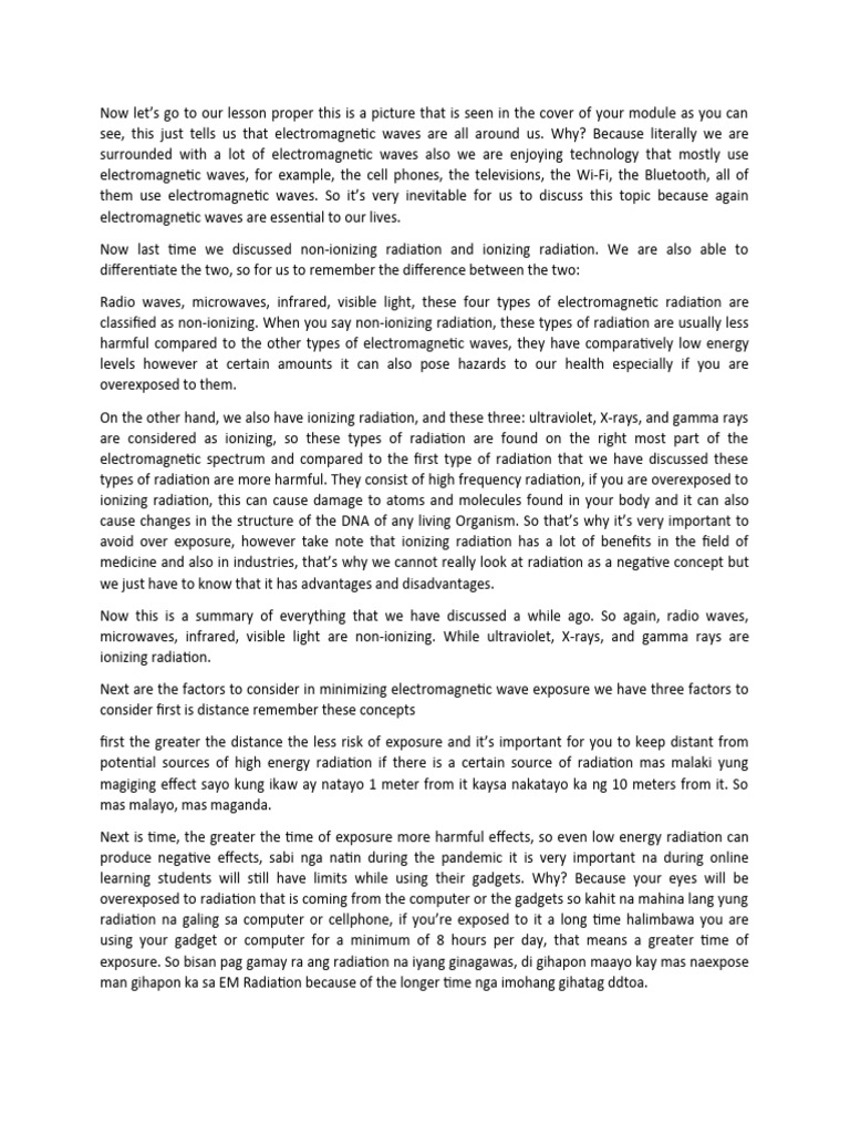 Q2 M3 Script | PDF | Electromagnetic Radiation | Materials Science