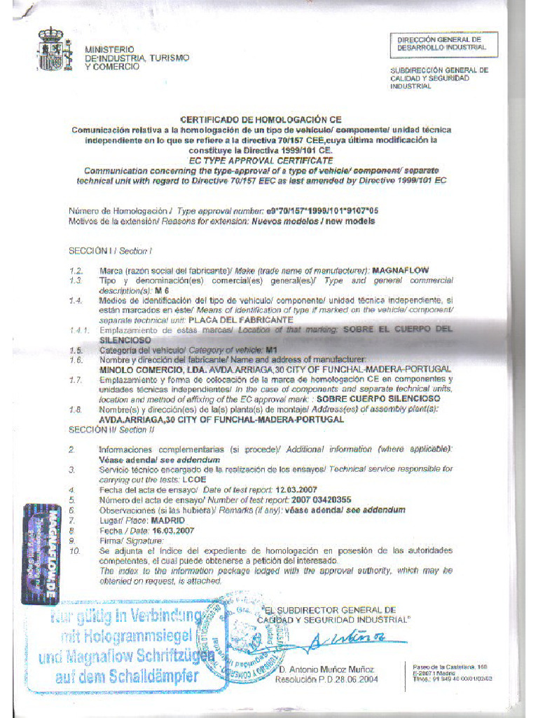ABE - Magnaflow M6 | PDF