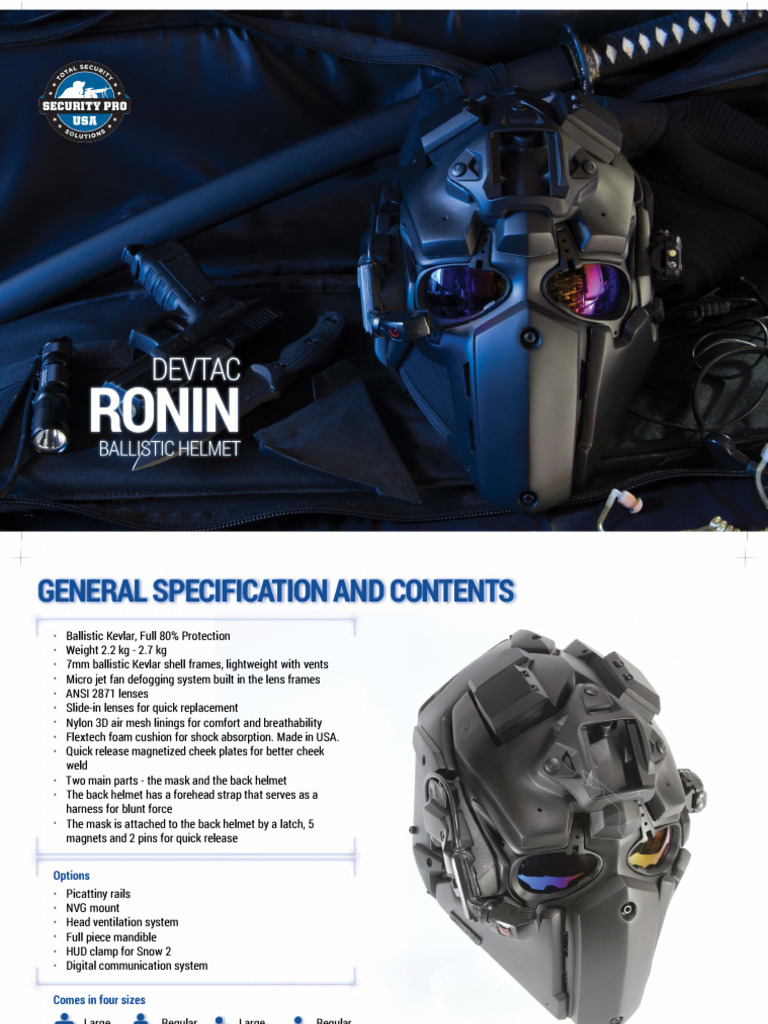 Ronin Brochure | PDF | Equipment