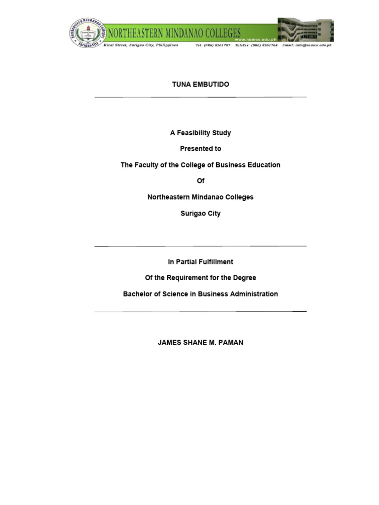 Tuna Embutido Feasibility Study | PDF | Omega 3 Fatty Acid | Sole ...