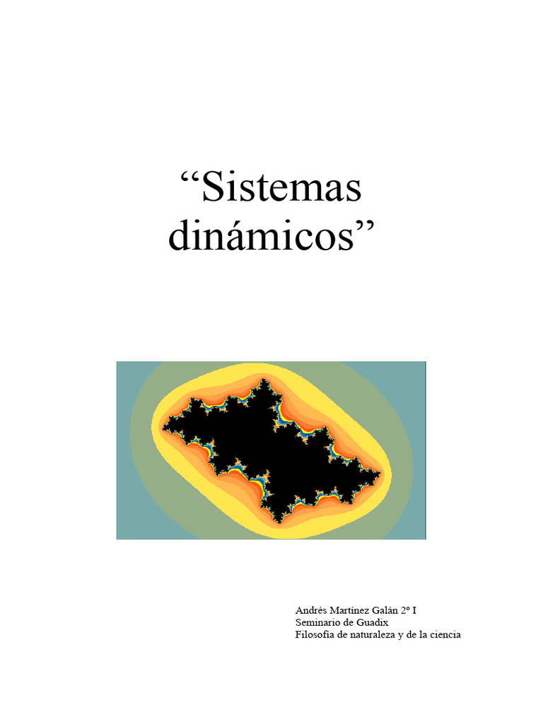 Trabajo Especial | PDF | Teoría del caos | Fractal