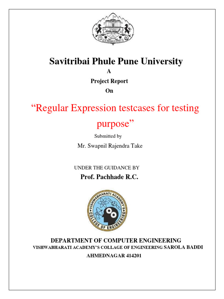 Stqa Miniproject Pdf Selenium Software Computer Engineering