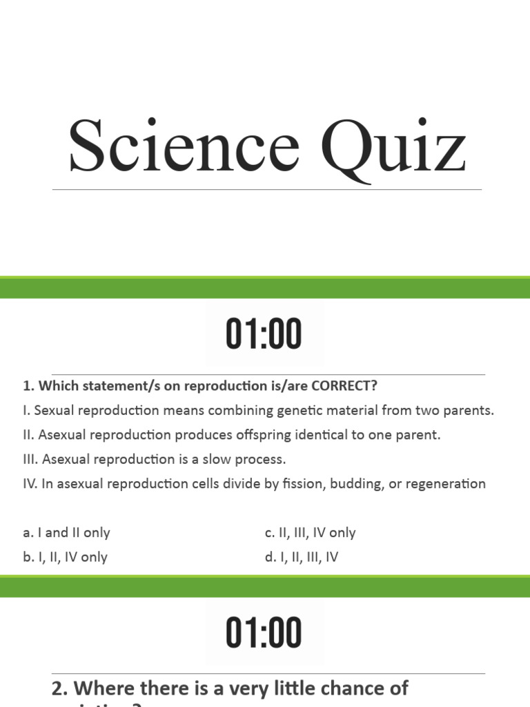 Quiz Reproduction Pdf Sexual Reproduction Reproduction