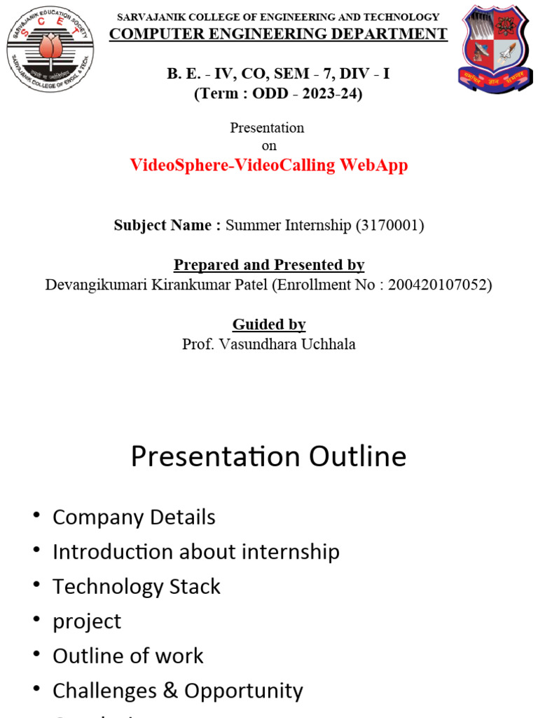 PPT Report | PDF | Web Application | World Wide Web