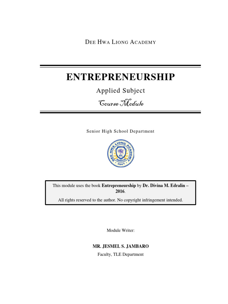 Entrepreneurship Unit 4 | PDF | Entrepreneurship | Partnership