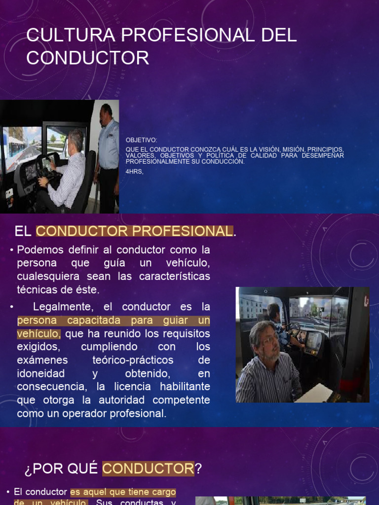 3 Cultura Profesional Del Conductor | PDF | Valores | Transporte
