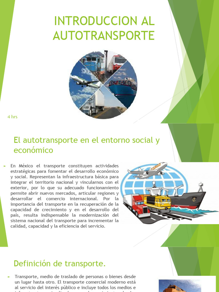 2 Introduccion Al Autotransporte | PDF | Transporte | Logística