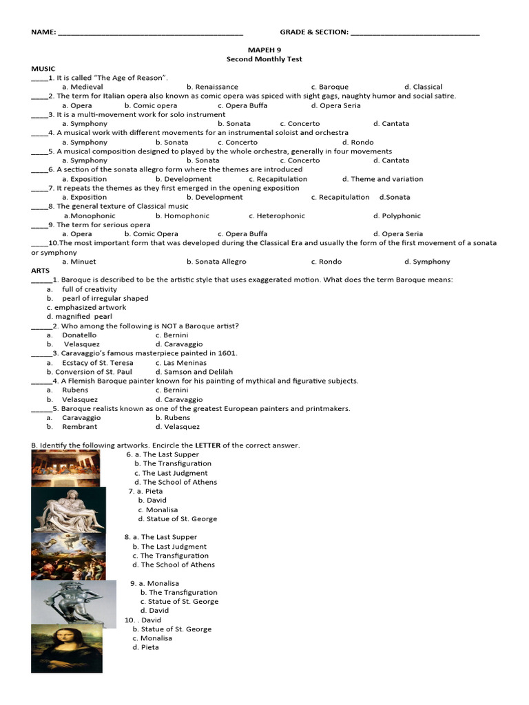 Second MT - Mapeh9 | PDF | Recreational Drug Use | Substance Abuse