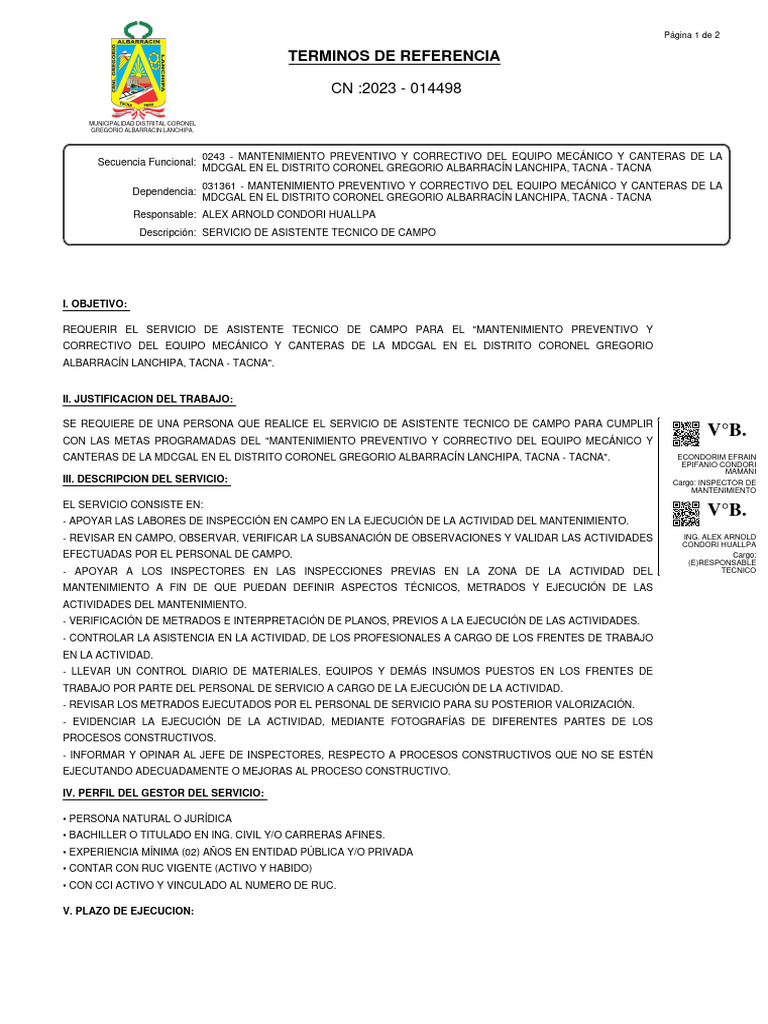 Termino - Referencia 14498 | PDF